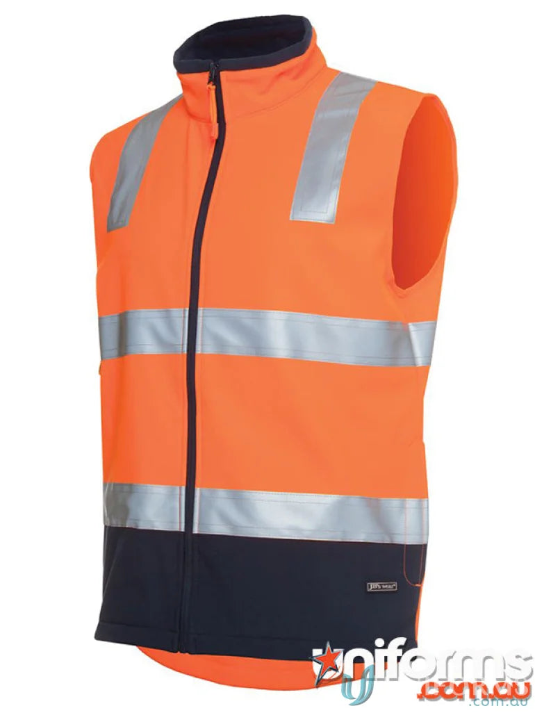 HiVis Layer Softshell Vest Orange Navy Reflective – UNIFORMS.COM.AU
