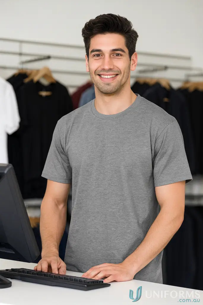 JBs Adult 1HT Marle Tee classic fit crew neck upf protection – UNIFORMS ...