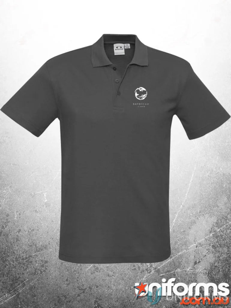 Porters Mens EMB-W Polo Gray Workwear Uniforms – UNIFORMS.COM.AU