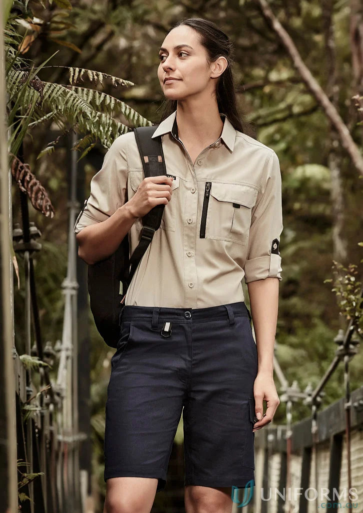 Syzmic Womens Rugged Cooling Vented Short (ZS704) Modern female fit ...