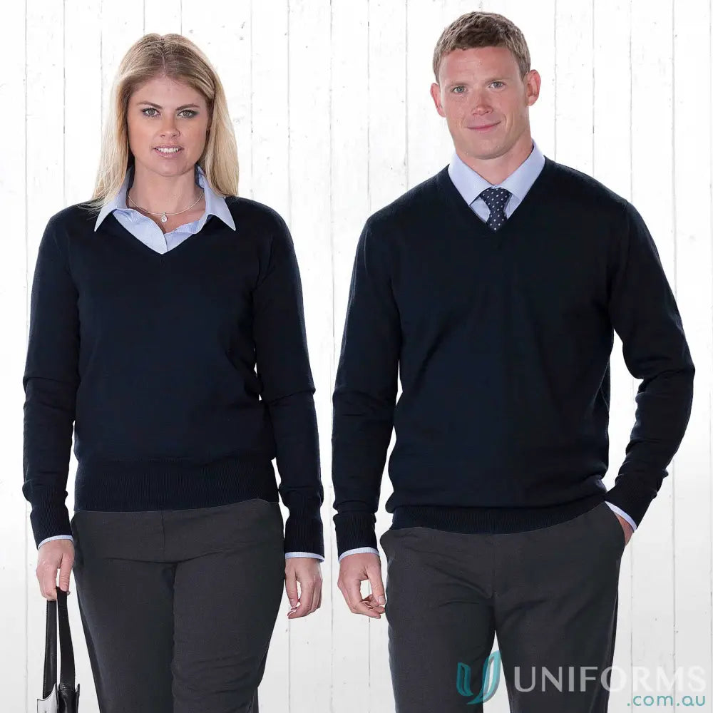 Womens Merino Wool Pullover Workwear Uniforms – UNIFORMS.COM.AU